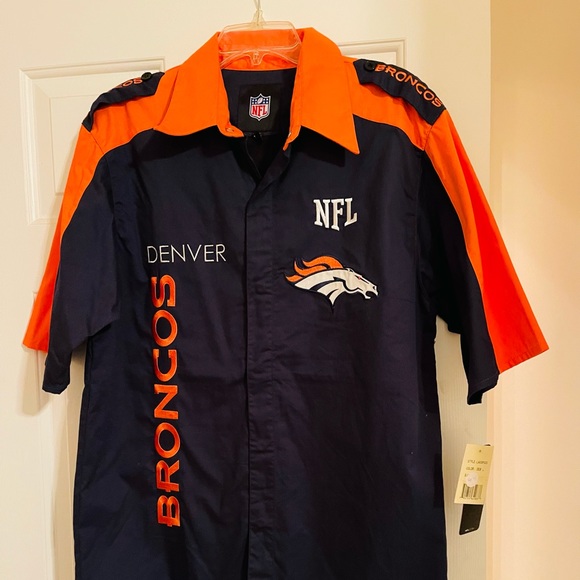 NFL | Shirts | Nfl Brancos Unique Coach Shirt With Embroidered Front ...